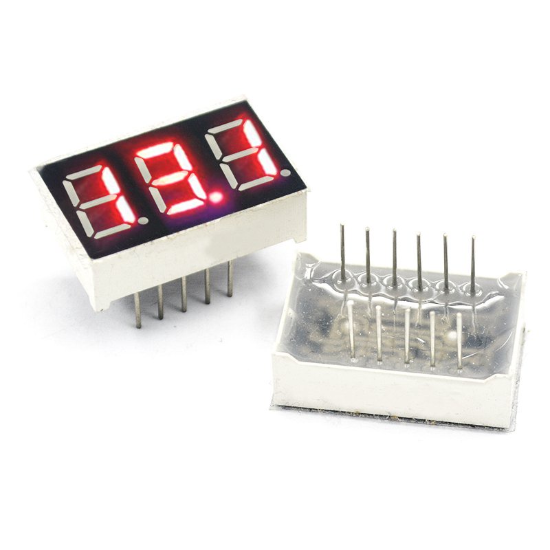Risym Three-Digit Co-Yang Digital Tube Red Highlight 3-Digit 0.36inch Display KBTQ | Shopee ...