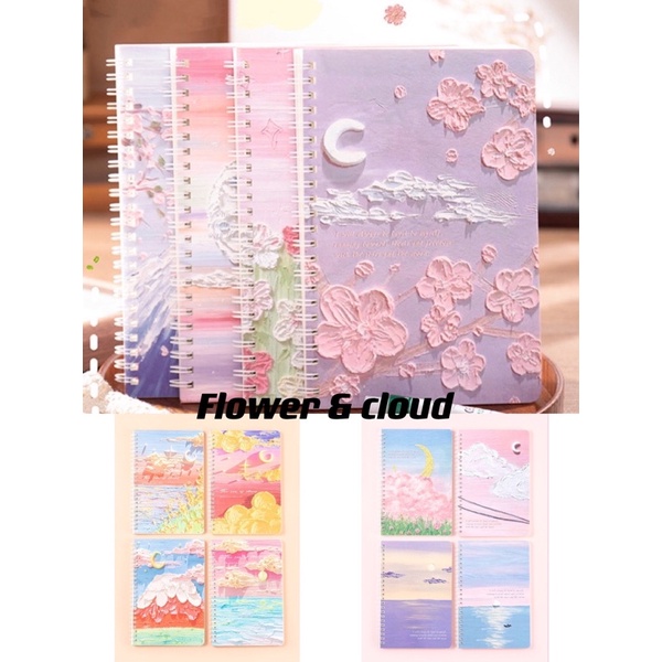 1 pcs 60 Sheets A5 Coil Book Student Portable Simple Horizontal Line ...
