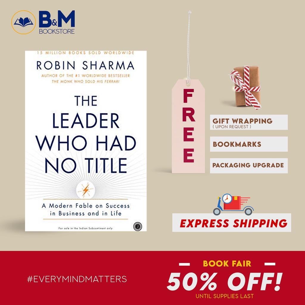 The Leader Who Had No Title Book By Robin Sharma | Shopee Philippines
