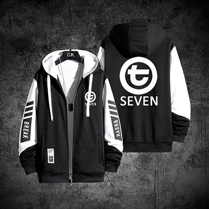 Scissor Seven with the same shadow assassin zipper hooded sweater ...