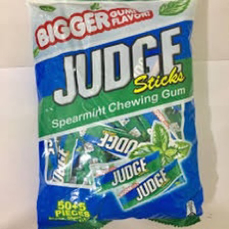 Judge Chewing Gum Spearmint 50's + 2 Free | Shopee Philippines