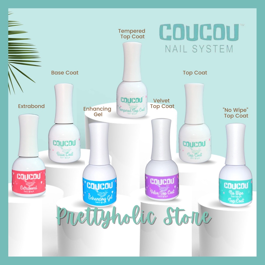 Coucou UV LED Gel Nail System / Gel Polish / Base and Top Coat / Nail Glue | Shopee Philippines