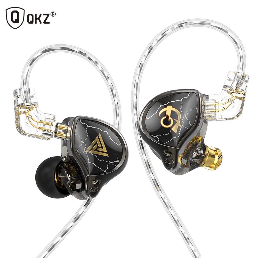 QKZ x HBB Earphones 1 Dynamic HIFI Bass Earbuds In Ear Headphones Sport ...