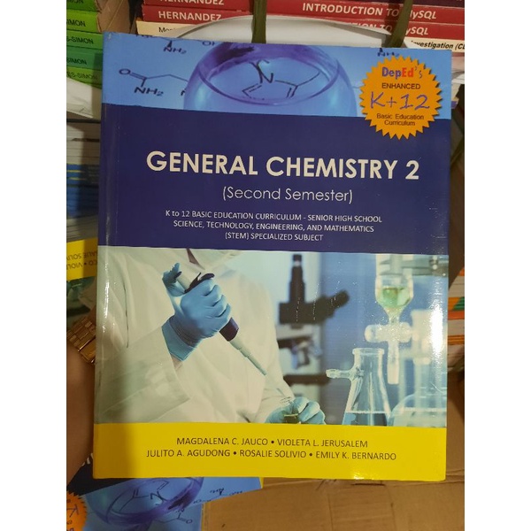General Chemistry 2 for Senior High Kto12 New | Shopee Philippines