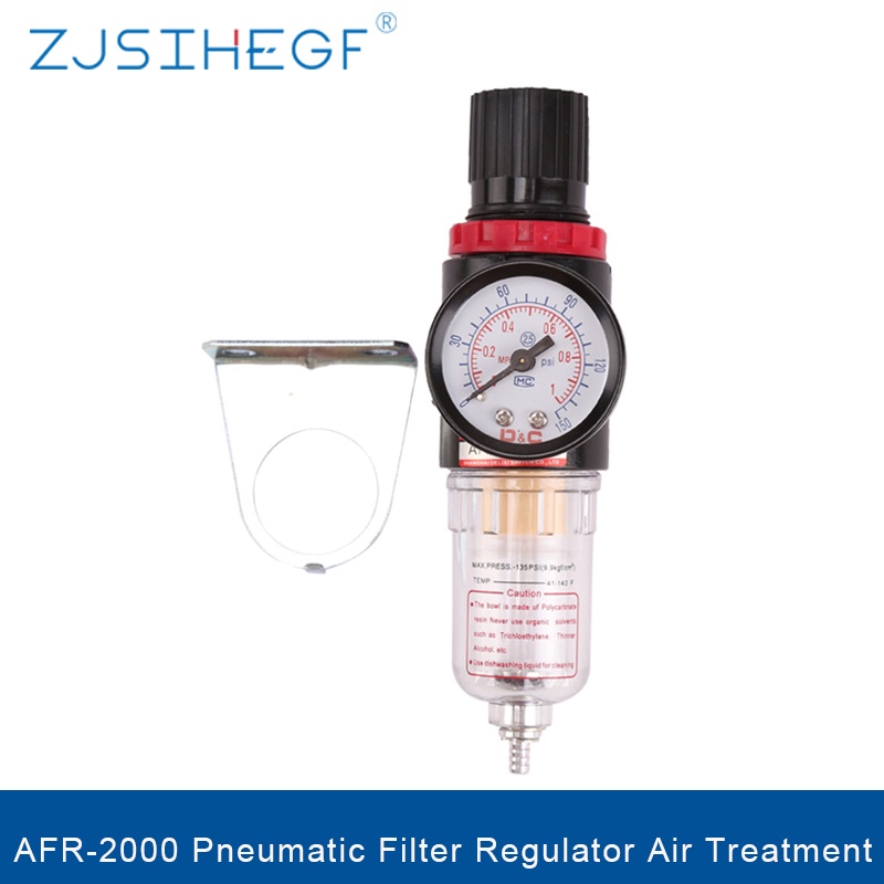 Airtac AFR-2000 Pneumatic Filter Regulator Air Treatment Unit Pressure ...