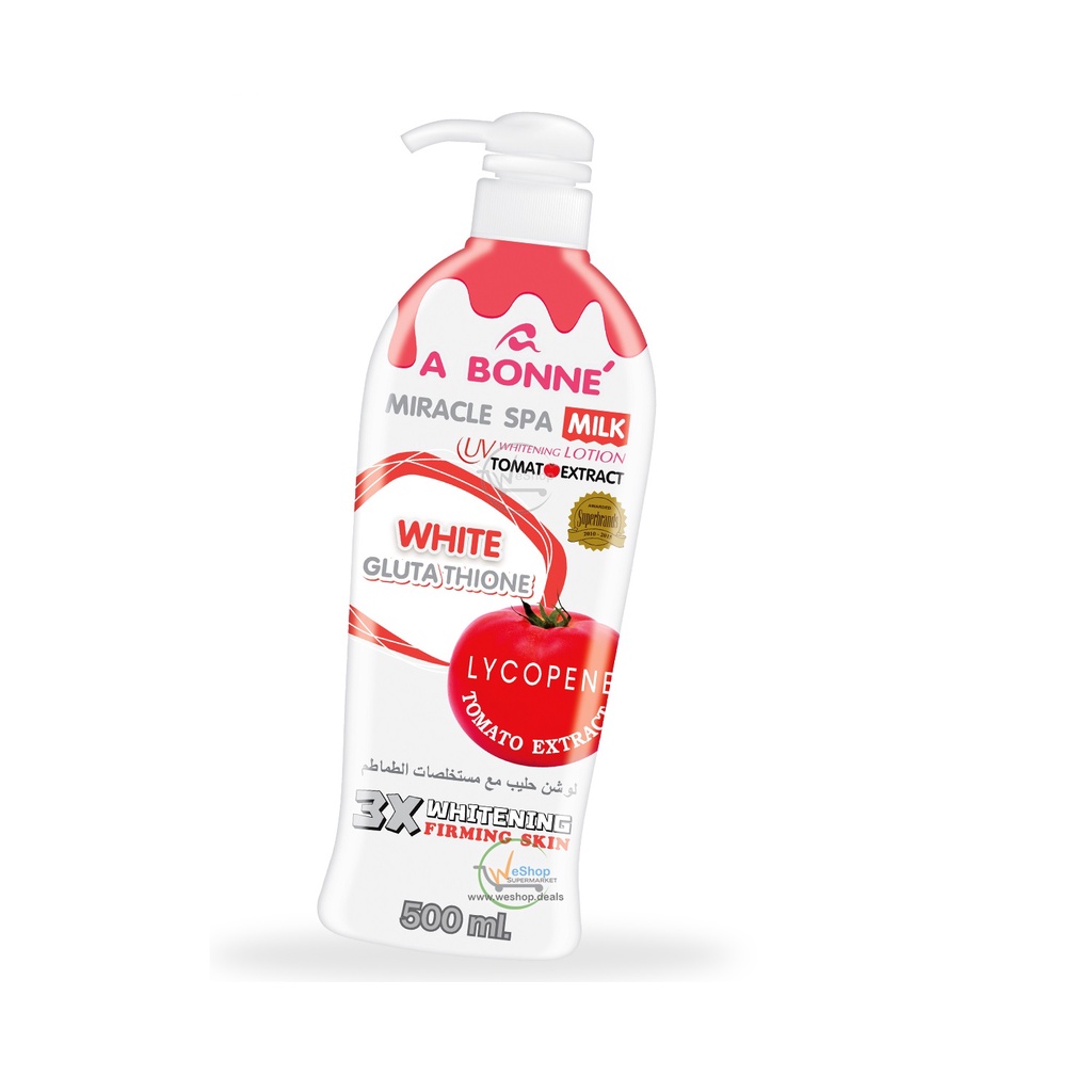 [ AUTHENTIC ] Abonne Lightening Lotion Pump 500ml THAILAND | Shopee ...