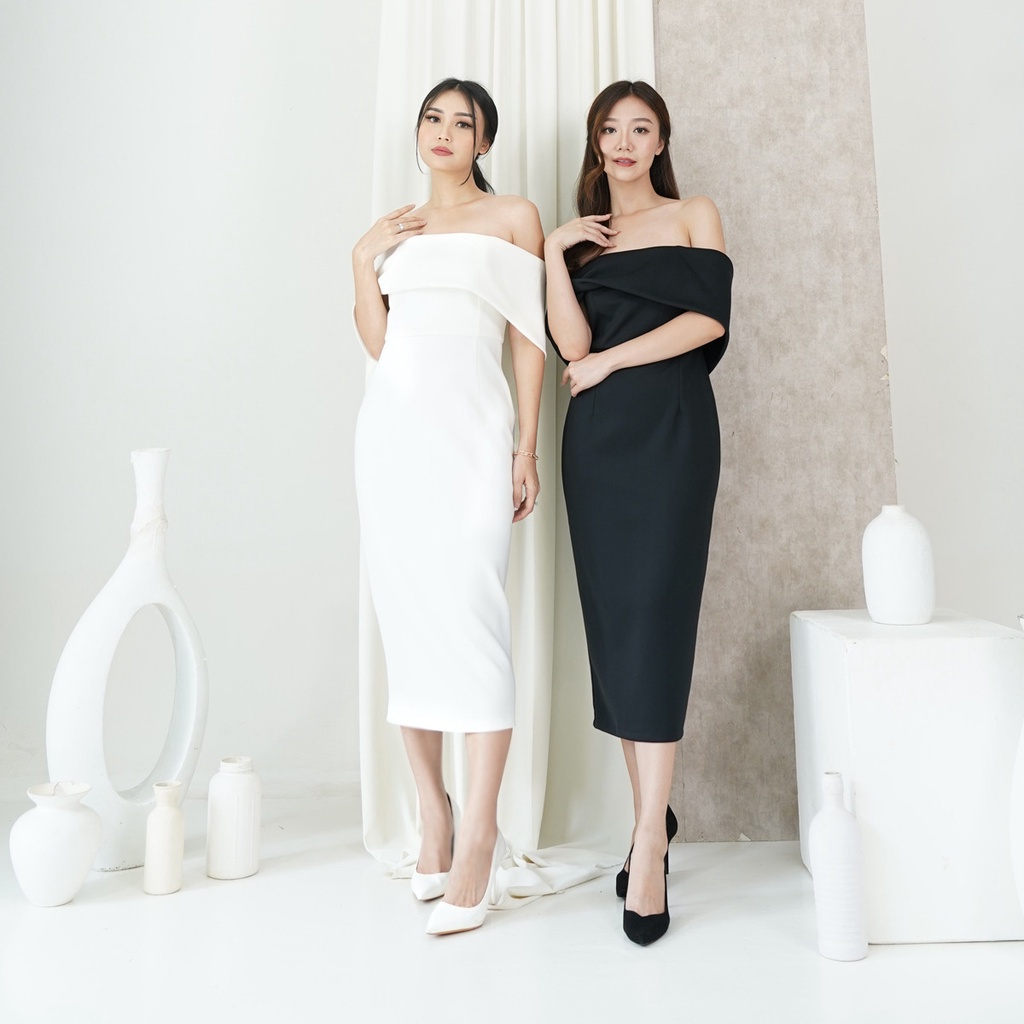 Sabrina Giyomi Dress Women Korean Casual Party | Shopee Philippines