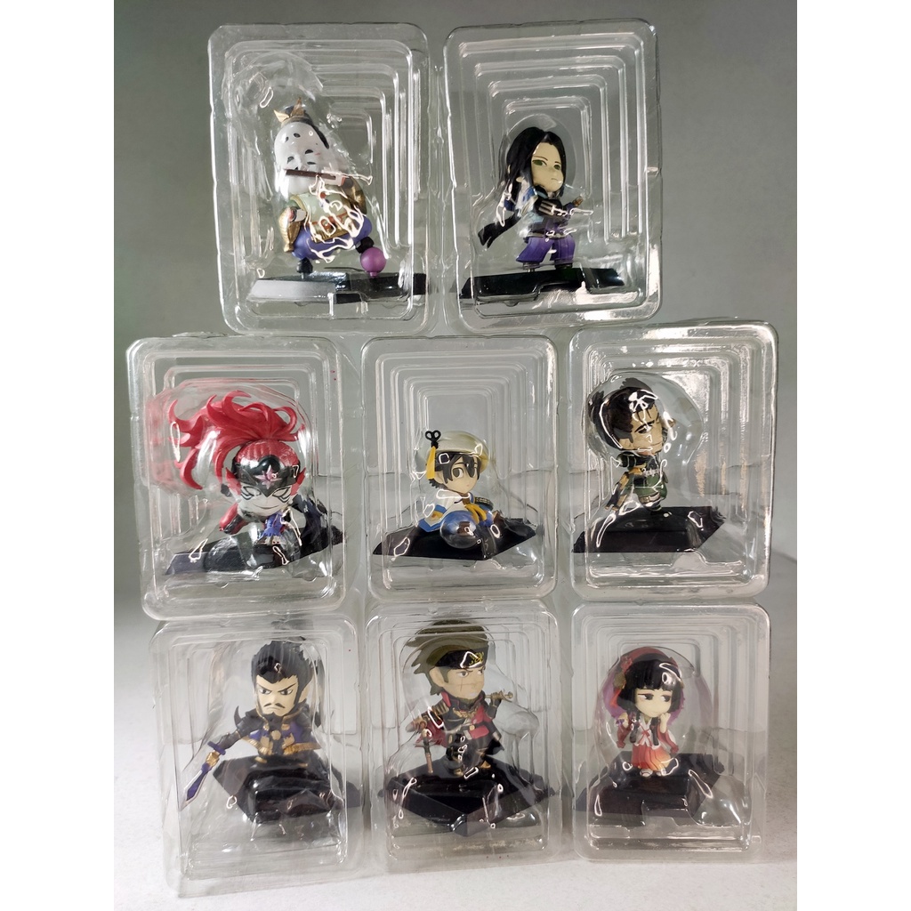 KOEI 8 PIECES SAMURAI WARRIORS 3 MINI FIGURE VOL. 2 COLLECTIBLES (JAPAN ...