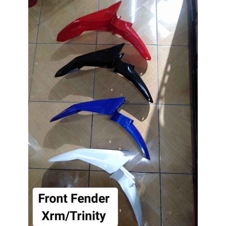 Front Fender Xrm / Trinity (Black/Red/Blue/White) | Shopee Philippines