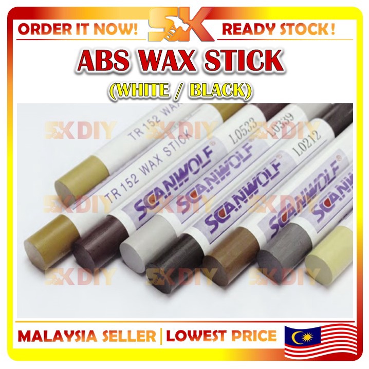 ABS Wax Stick Furniture Wood Cover ( WHITE OR BLACK ) | Shopee Philippines