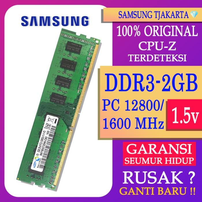 Ram Ram Pc Ddr3 2Gb Pc 12800/1600 Mhz Longdimm Pc/Computer Samsung ...