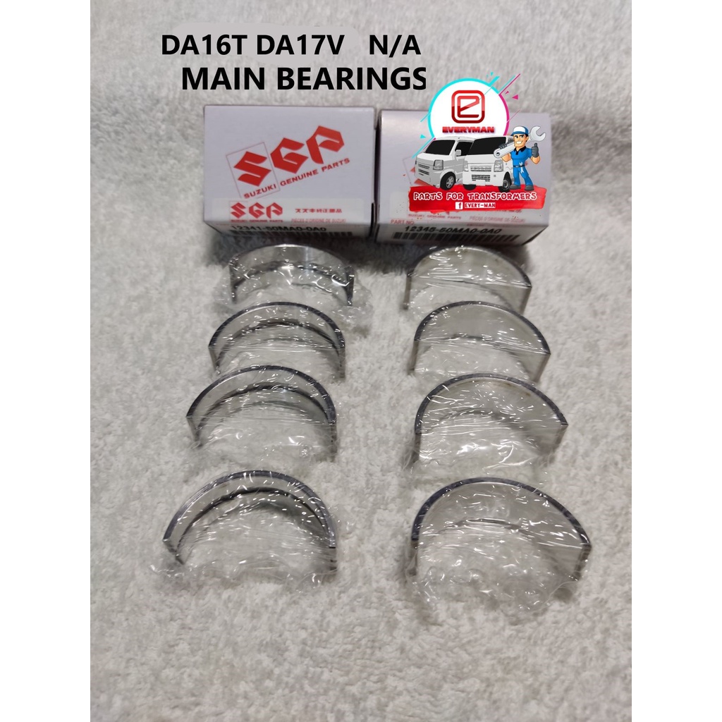 SUZUKI DA16T / DA17V MAIN BEARING SET N/A ENGINE | Shopee Philippines
