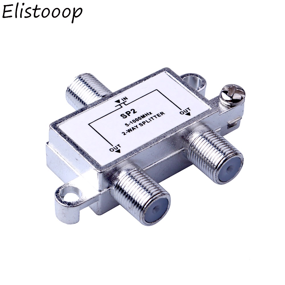 ♀ 2 In 1 Dual Sat Diplexer Satellite Splitter TV Signal Mixer Satellite ...