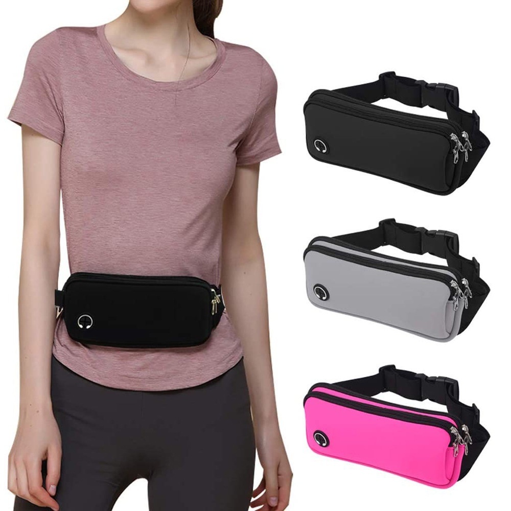 Fit.HER Running Waist Bag Men's And Women's Sports Mobile Phone Bag ...