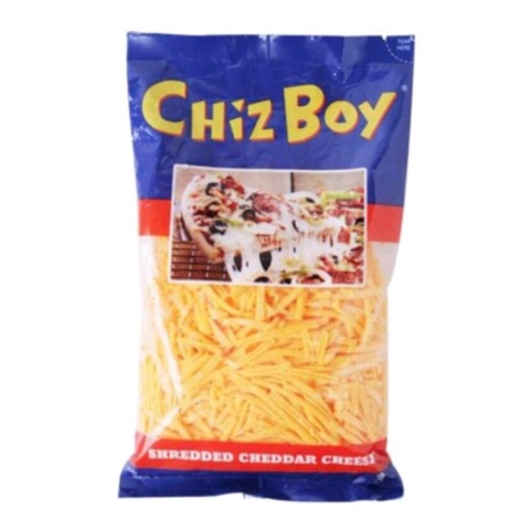 Chizboy Shredded Cheddar Cheese 350g | Shopee Philippines