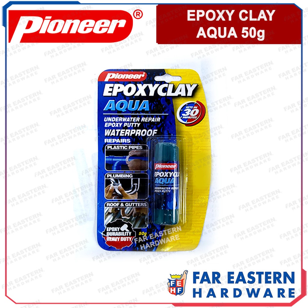 PIONEER Epoxy Clay Aqua Underwater Repair Putty Waterproofing 25g | 50g ...