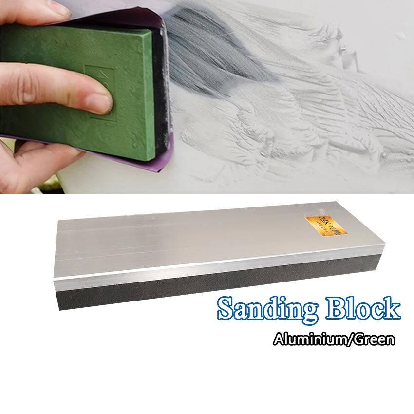 Automotive Hand Sponge Sandpaper Wet And Dry Sanding Block Double Side ...