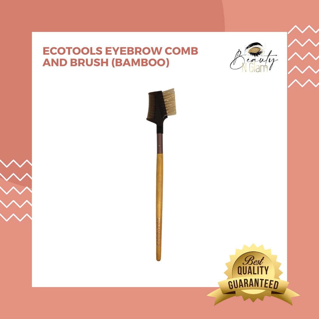 Ecotools Eyebrow Comb and Brush (Bamboo) | Shopee Philippines