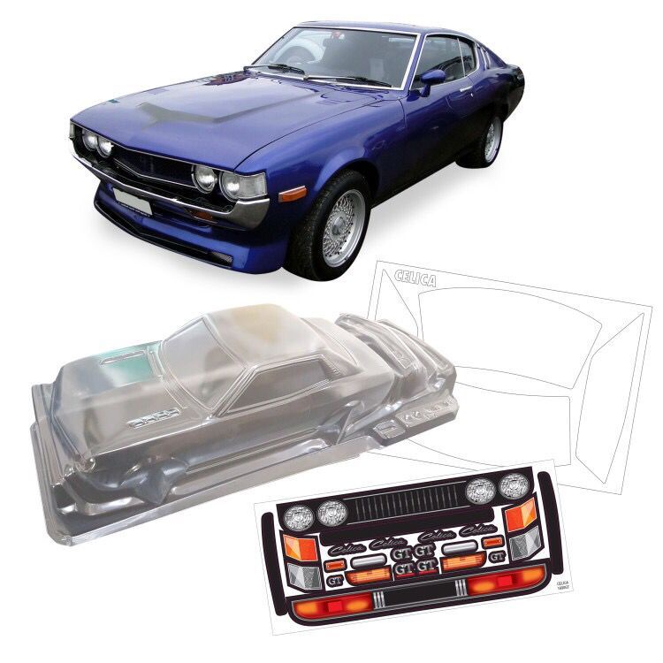 1/10 PC RC shell body Celica 1600GT 1970 TA22 1600GT 200mm width ...