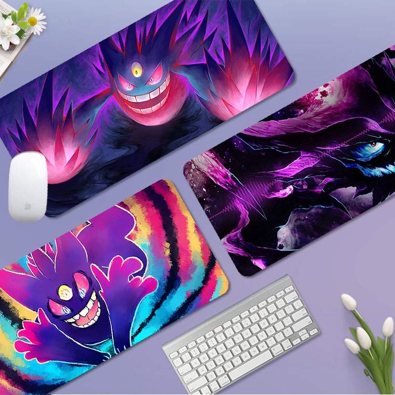BANDAI Pokemon Cute Gengar Animation Thickened Mouse Pad Oversized ...