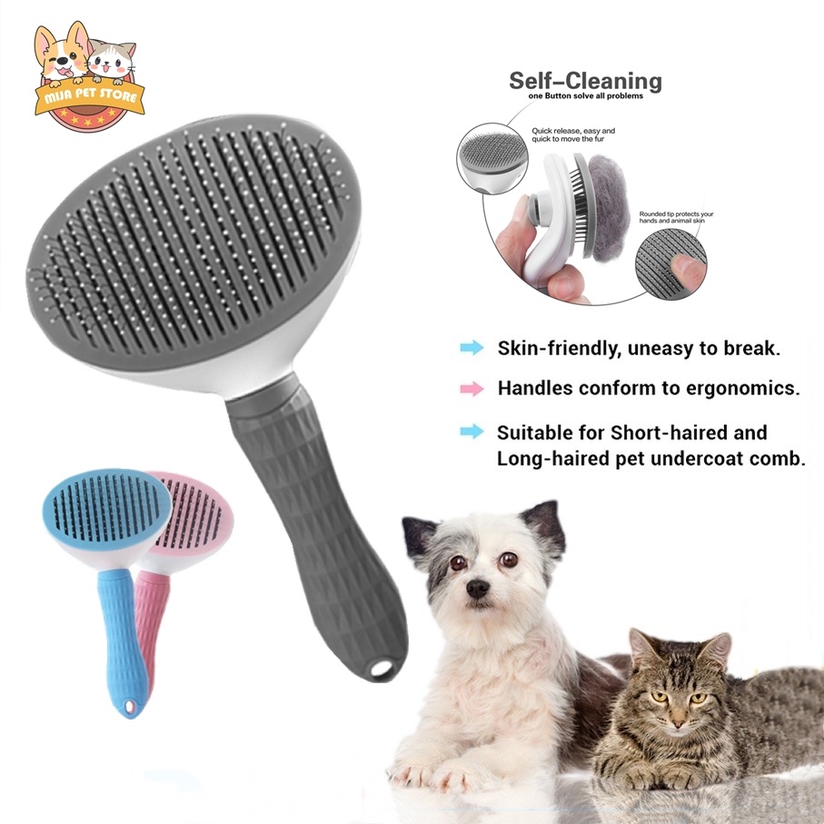 Pet Dog Comb Brush Cat Comb Grooming Cleaning Comb Hair Fur Shedding ...