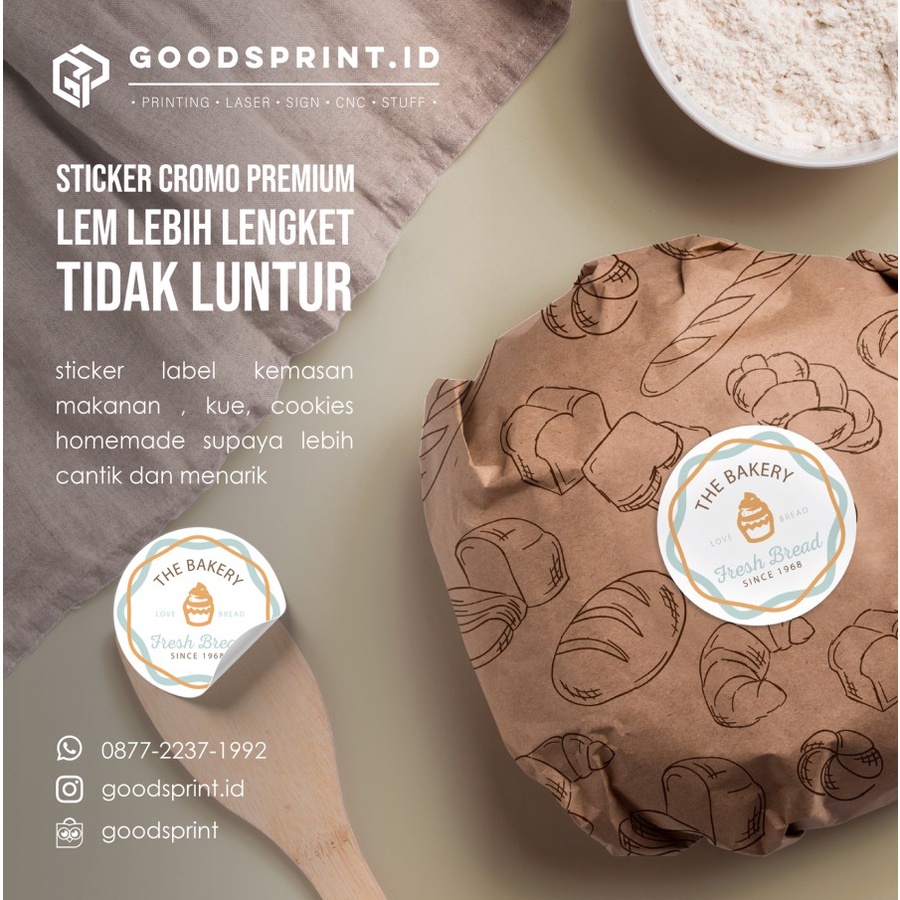 Free DESIGN Packaging Label Stickers / Print Custom Food Packaging ...