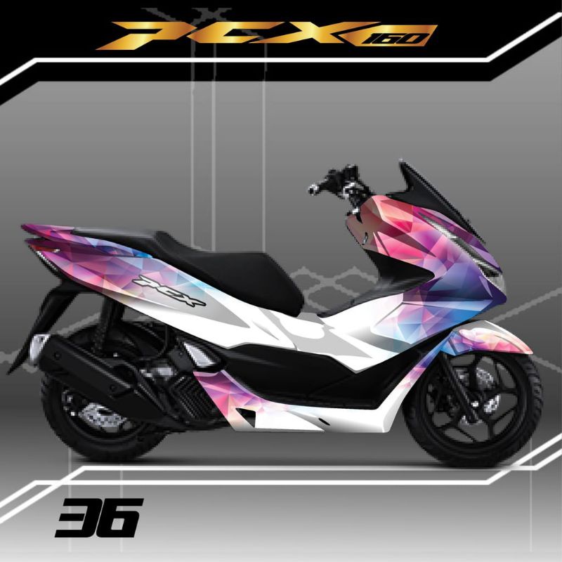 Honda pcx 150/160 full body Motorcycle Sticker Variation decal | Shopee ...