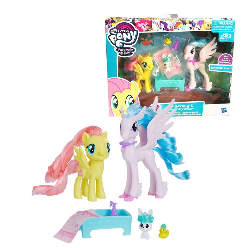 Hasbro My Little Pony Friendship Pony Set B9160 Fluttershy Pony Doll ...