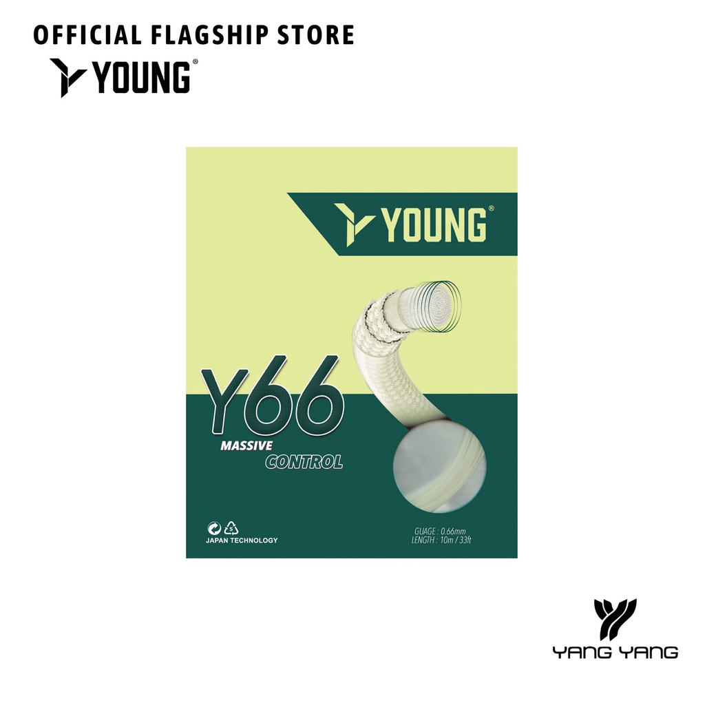 YOUNG Y66 Massive Control Code Badminton String (0.66mm/10M) | Shopee ...