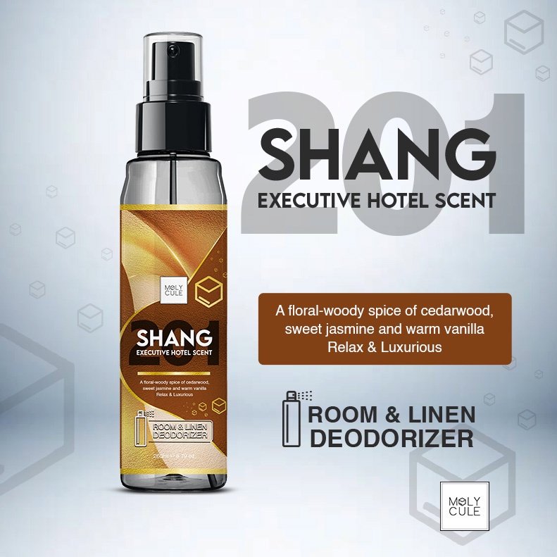 MOLYCULE Shang Room & Linen Deodorizer Room Spray Home Hotel Scent ...