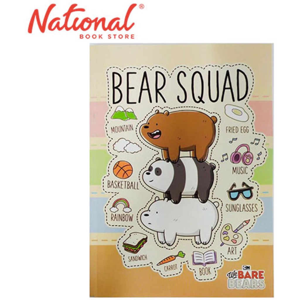 Artemo Notebook ARTW0006 We Bare Bears Bear Squad - Notepads | Shopee Philippines