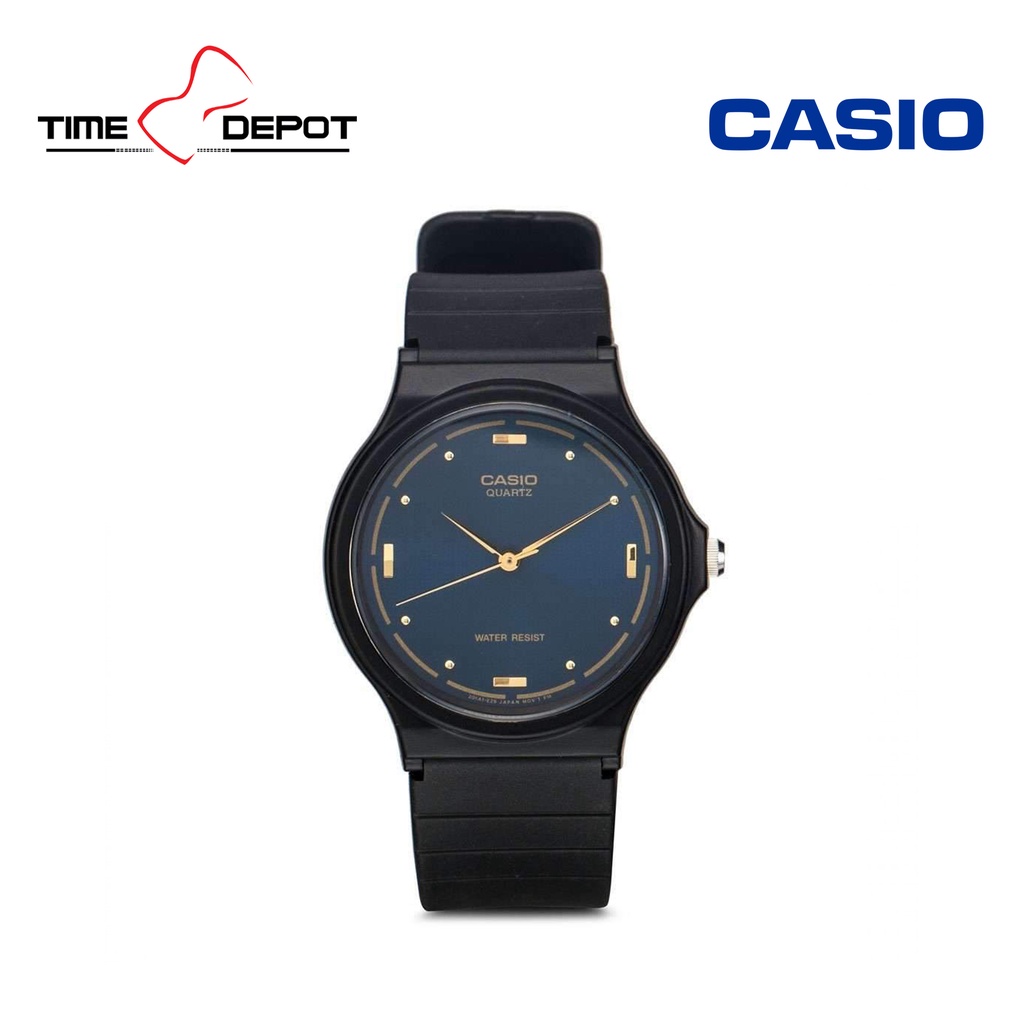 Casio MQ-76-2ALDF Analog Black Resin Strap Watch For Men | Shopee Philippines