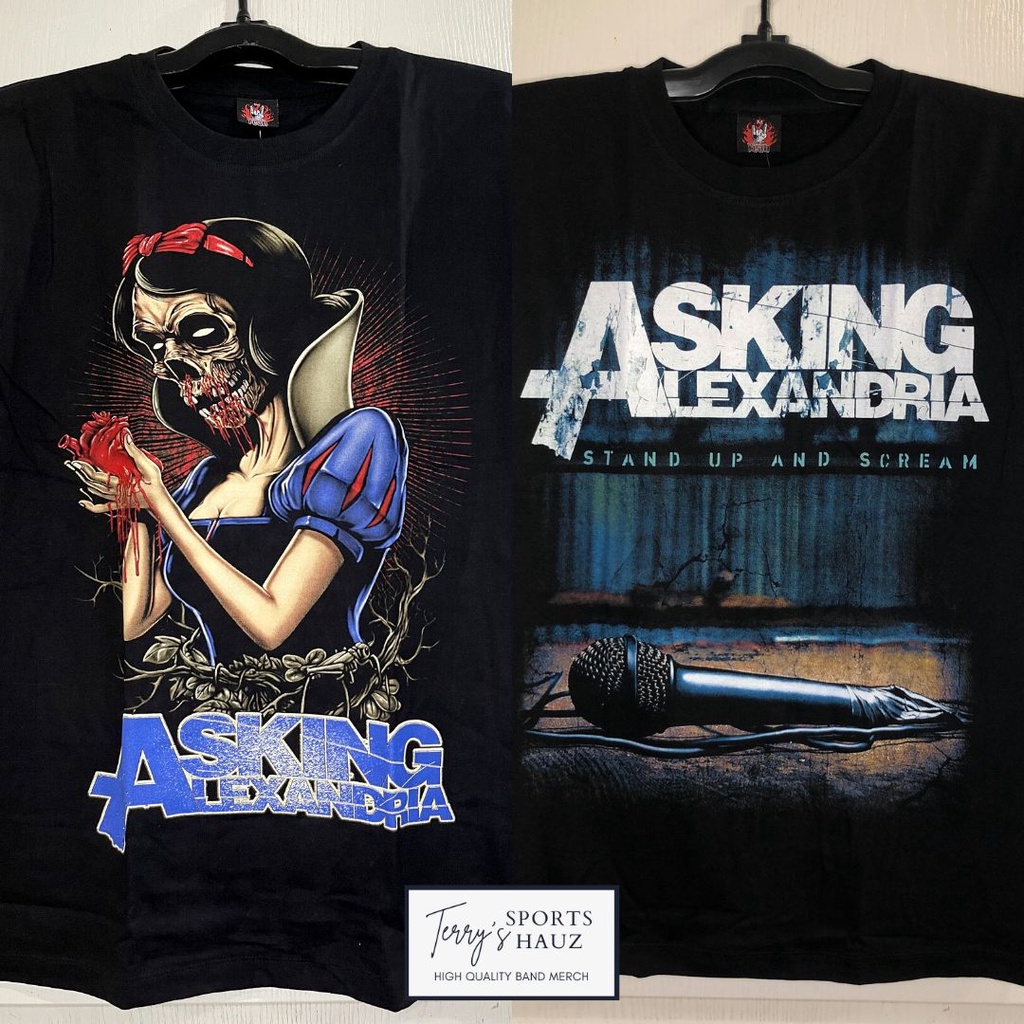 ASKING ALEXANDRIA ROCK YEAH BAND SHIRTS | Shopee Philippines
