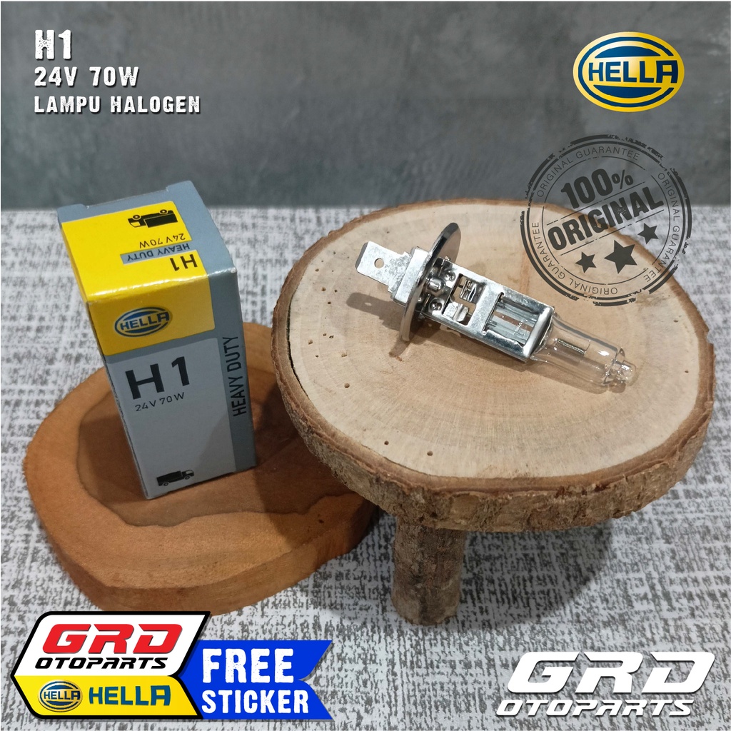 Hella H1 HALOGEN Light Bulb 24V 70W ORIGINAL | Shopee Philippines