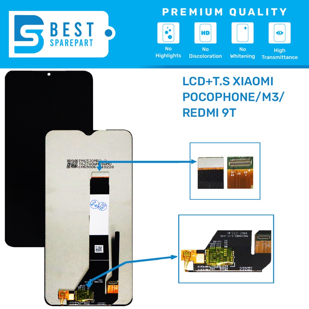 Lcd TOUCHSCREEN XIAOMI POCOPHONE M3/REDMI 9T/REDMI 9T/REDMI NOTE 9T 4G ...