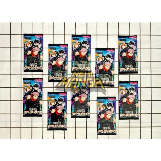Jujutsu Kaisen Gum dignity card Pack (random) | Shopee Philippines