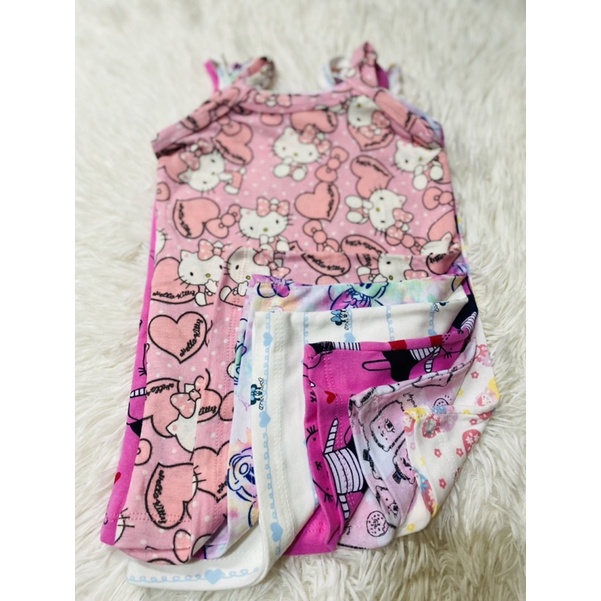 BUNDLE 6PCS SPAG DRESS FOR KIDS FIT 1-2-3 YRS OLD | Shopee Philippines