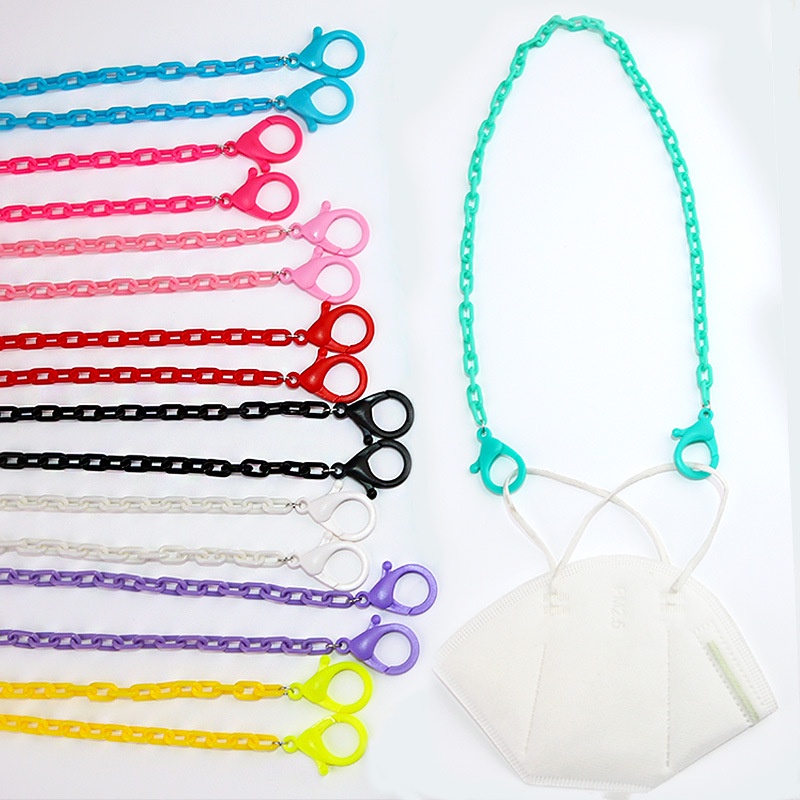 Acrylic Mask Lanyard Artifact Portable Masks Glasses Storage Chain ...
