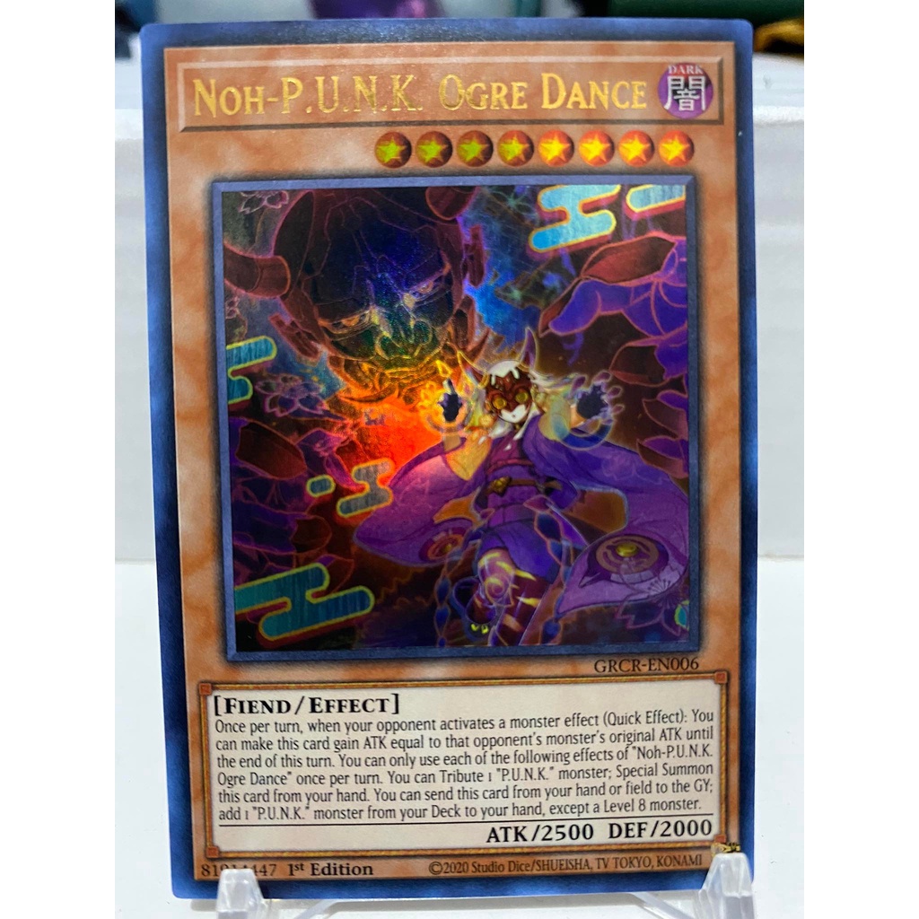 Noh-P.U.N.K. Ogre Dance - GRCR-EN006 - Ultra Rare 1st Edition | Shopee ...