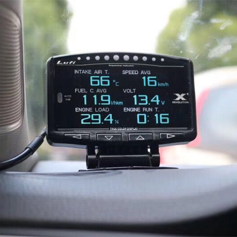 Lufi X1 gauge Automobile smart OBD 2 auto meter speedometer Mini lufi ...