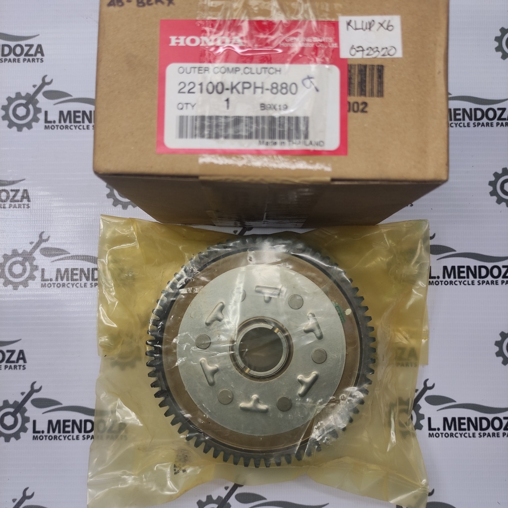 Honda Wave 125 XRM 125 Clutch Outer Comp Clutch Housing Assembly Genuine 22100-KPH-880 | Shopee ...