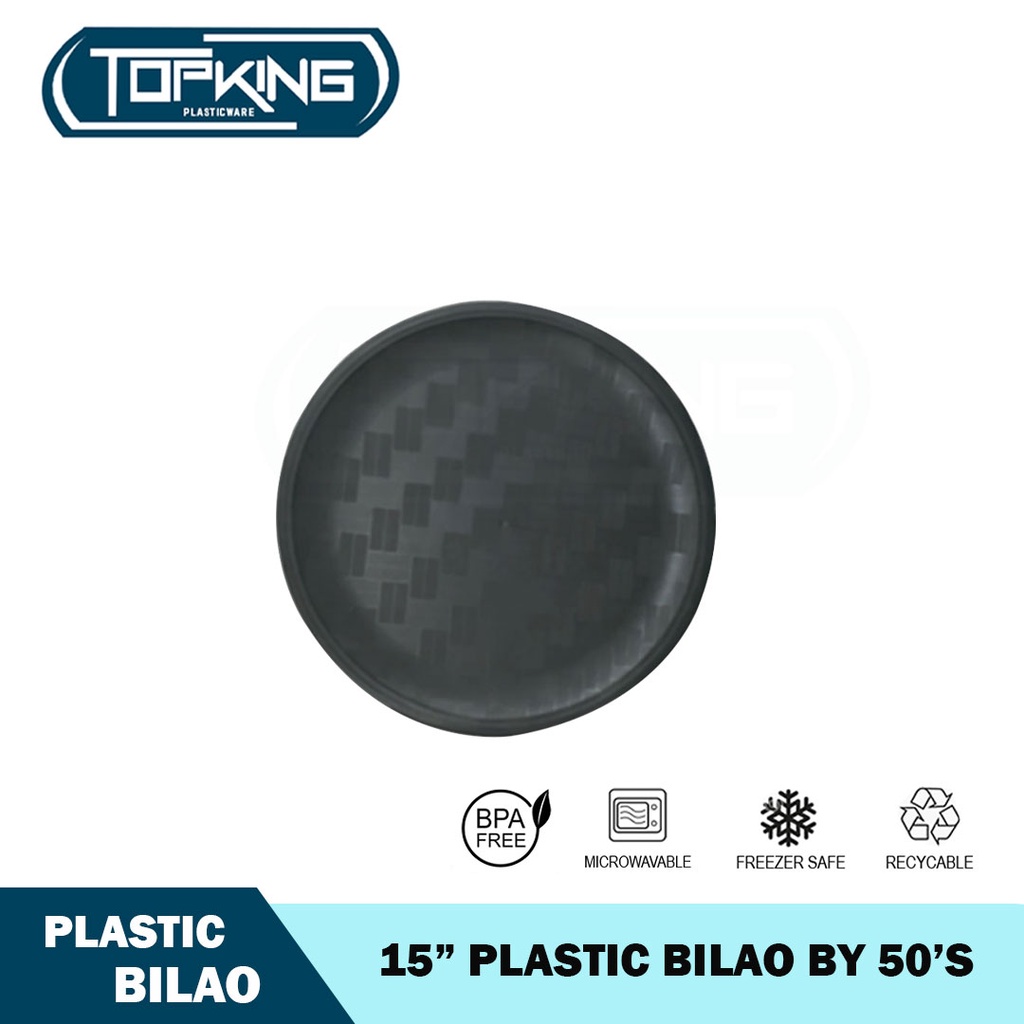 Top King 1box 15 Inches Reusable Bilao High Quality Plastic 30Pcs/Box ...