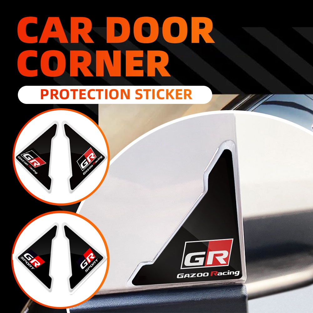 2/4pcs Car Door Angle Crash Anti Scratch Silicon Protection Stickers ...
