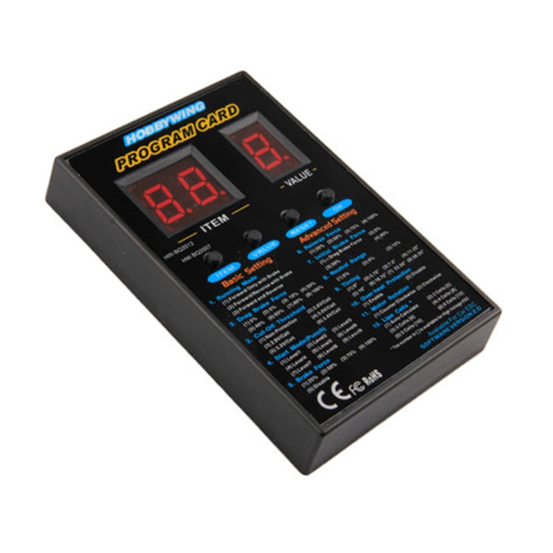 Hobbywing RC Car 120A Program Card LED Program Box 2C 86020010 Programm ...