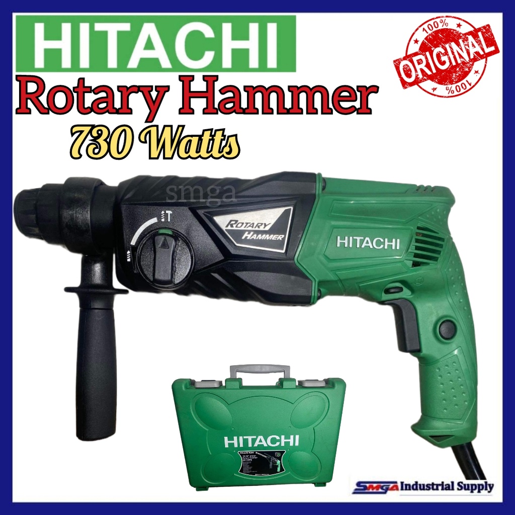 Hitachi Koki Rotary Hammer 730w Dh24pg Guarantee 100 Original