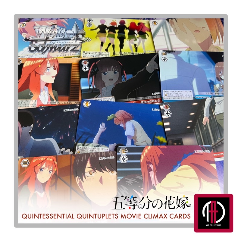 Weiss Schwarz TCG - Quintessential Quintuplets Movie Climax Cards ...