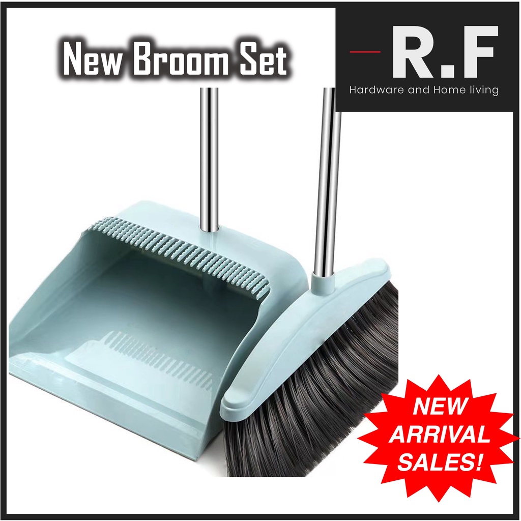 Penyapu dan Penyodok Set 2 in 1/ Windproof Broom And Floor Soft Hair ...