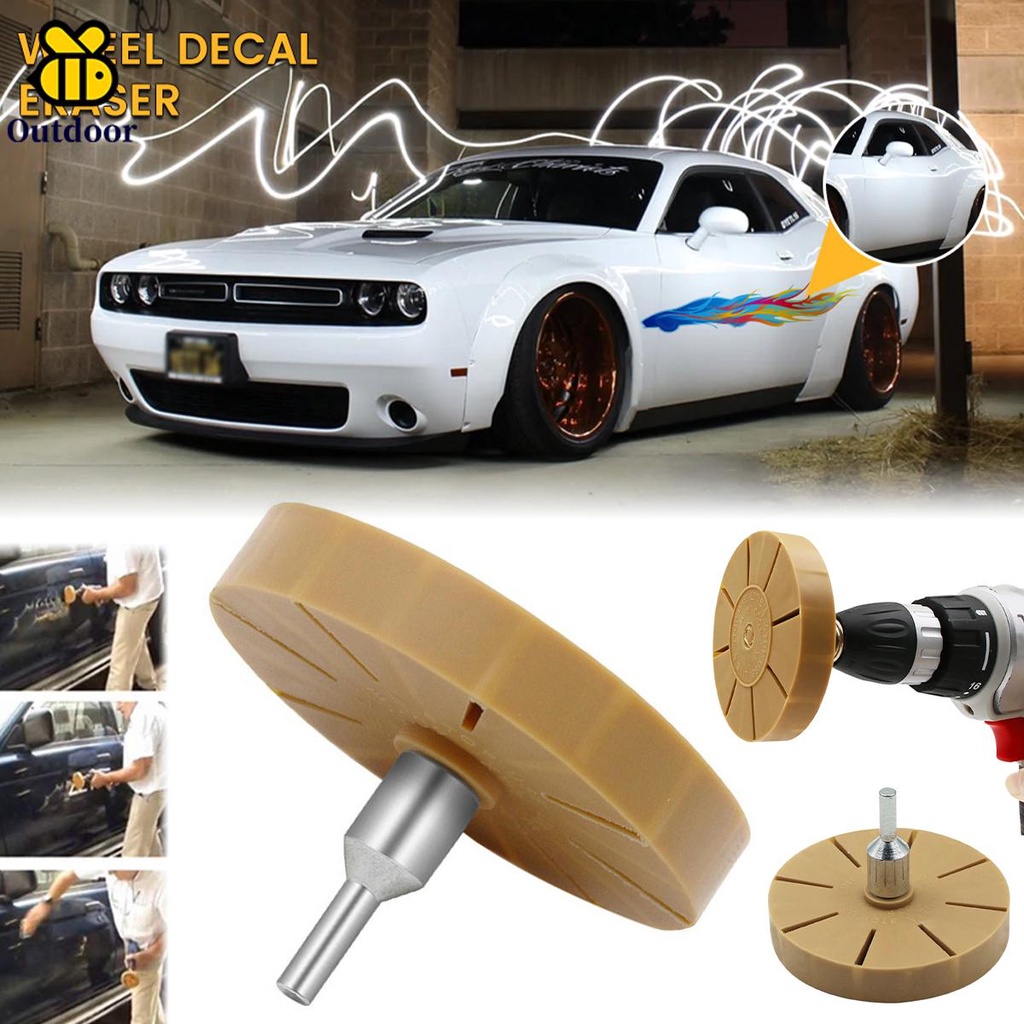 3.5Inch Decal Eraser Wheel Pneumatic Car Sticker Film Glue Remover Pin ...