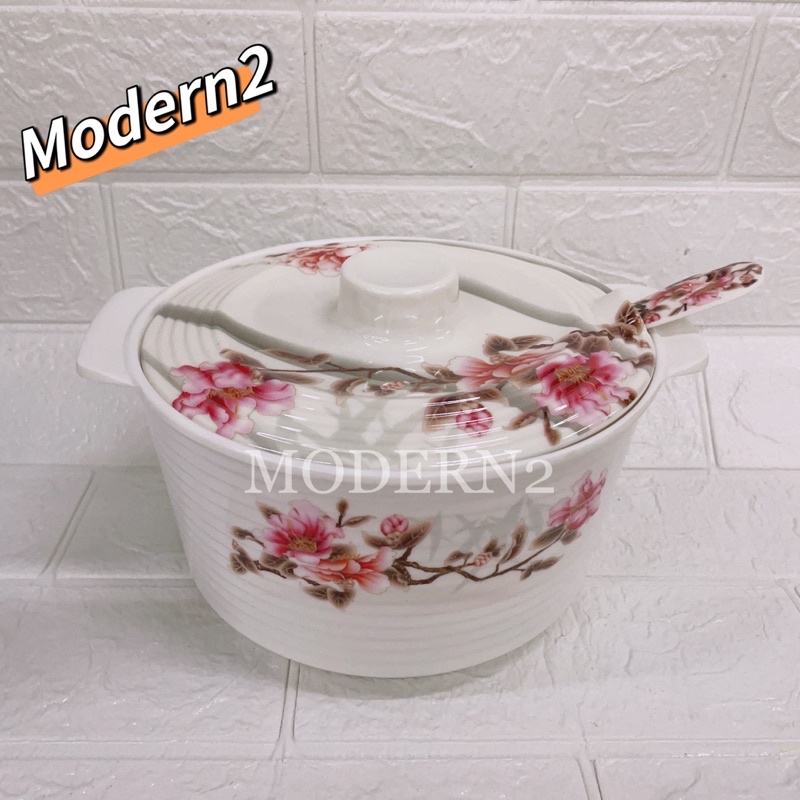 MODERN2 Rice Ulam Serving Bowl Set w/ Serving Spoon Melamine | Shopee ...