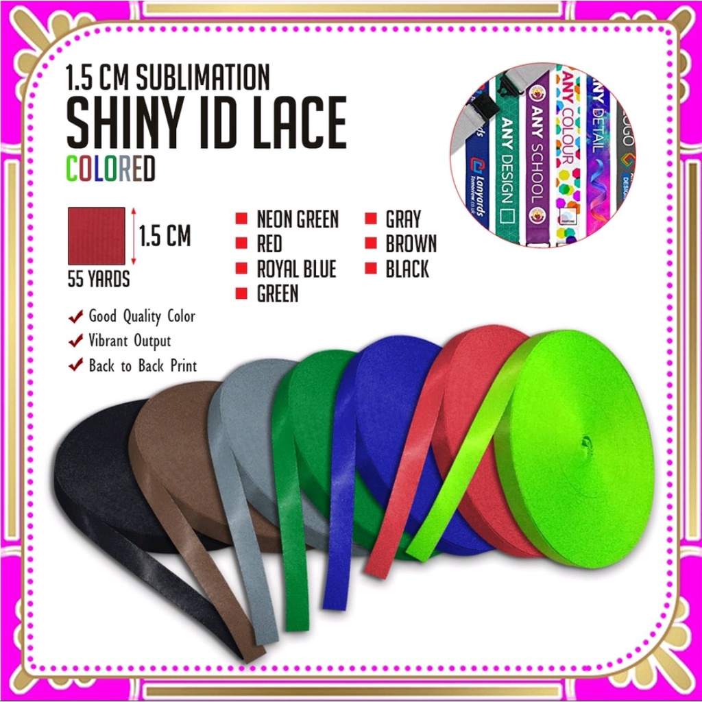 (5 ROLL) SHINY ID LACE ROLL 1.5CM (55yards) | Shopee Philippines